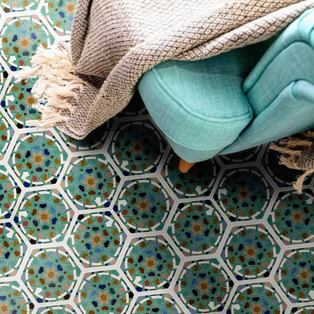 Babylon Byzantium Hexagon 18.7cm x 21.6cm — Your Tiles