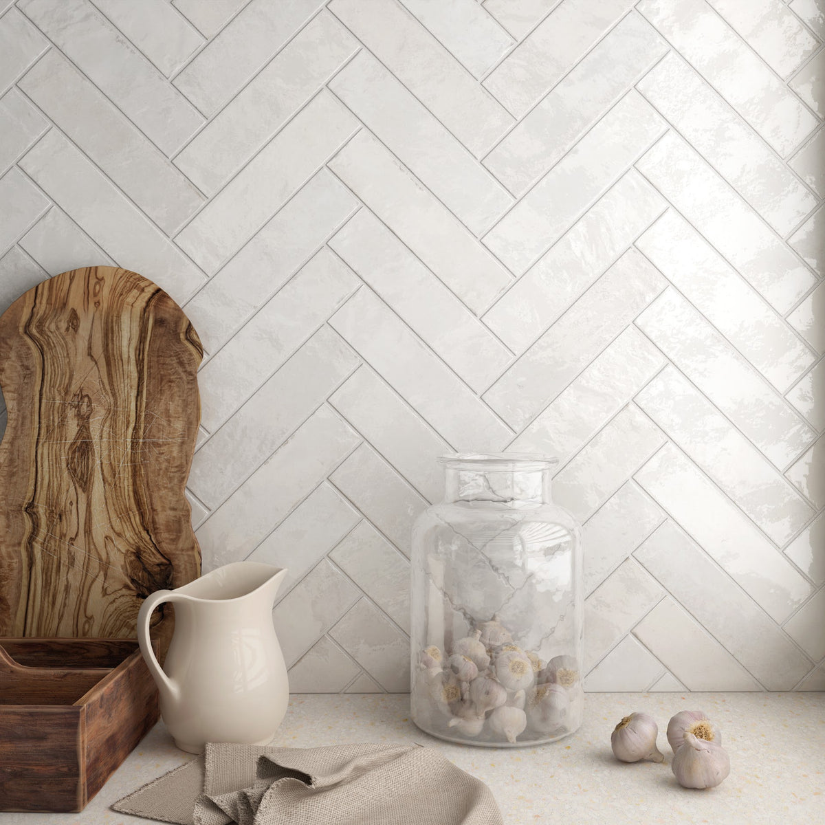 Nomad White Brick | Industrial Style Wall Tiles | 6cm x 24.6cm — Your Tiles