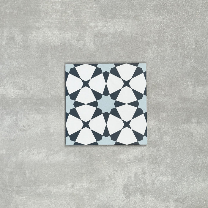 Agadir Azul Blue Tile Blue Tiles 20cm x 20cm Wall & Floor Tiles — Your ...