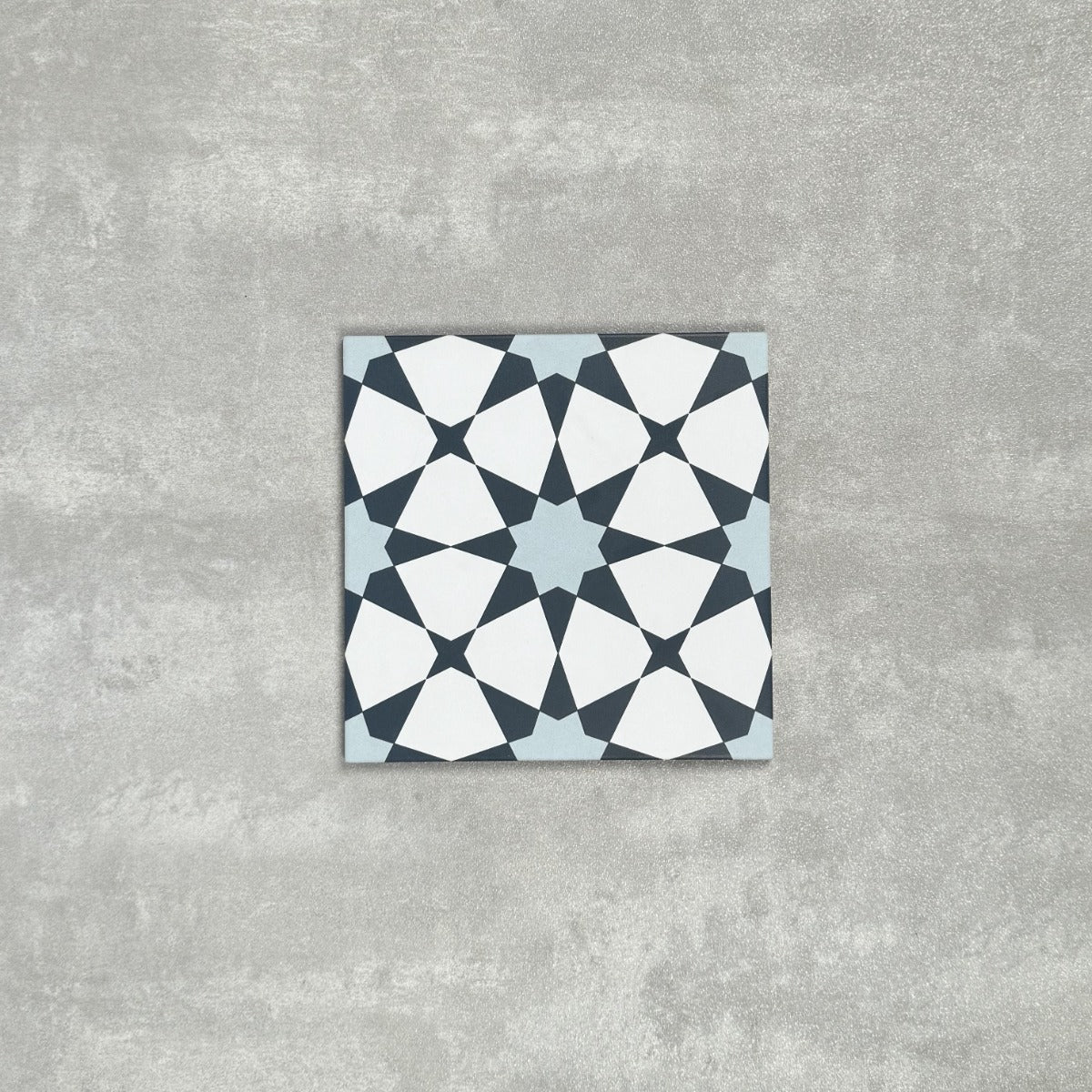 FULL TILE SAMPLE Agadir Azul Blue 20cm x 20cm — Your Tiles