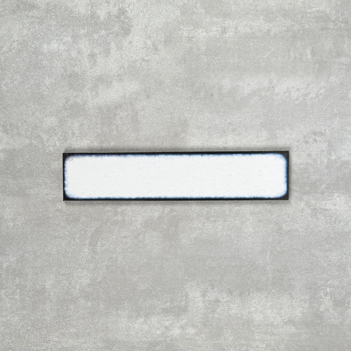 FULL TILE SAMPLE Alchemy Magma White Glazed 6.5cm x 30cm — Your Tiles