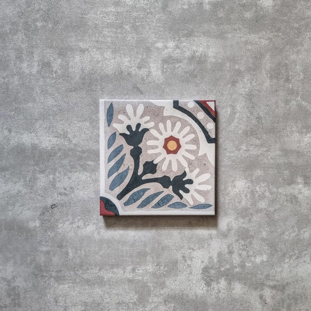 FULL TILE SAMPLE Jardin Daisy 20cm x 20cm — Your Tiles