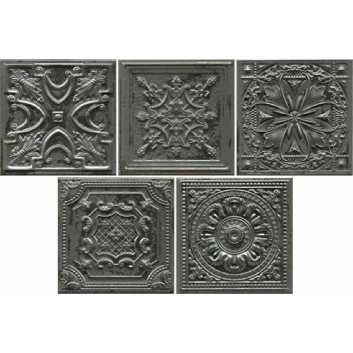 Regency Tin Lead Embossed Wall Panel Tiles — Your Tiles