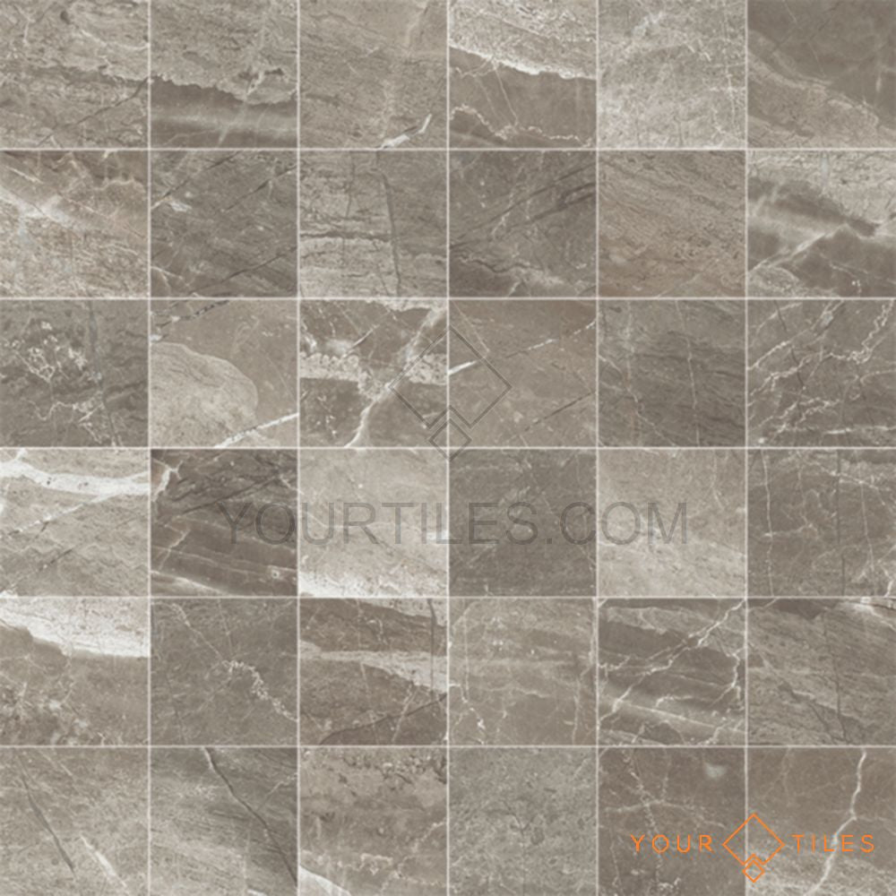 Roman Stone Tile Grey Mosaic Tile Wall & Floor Tiles — Your Tiles