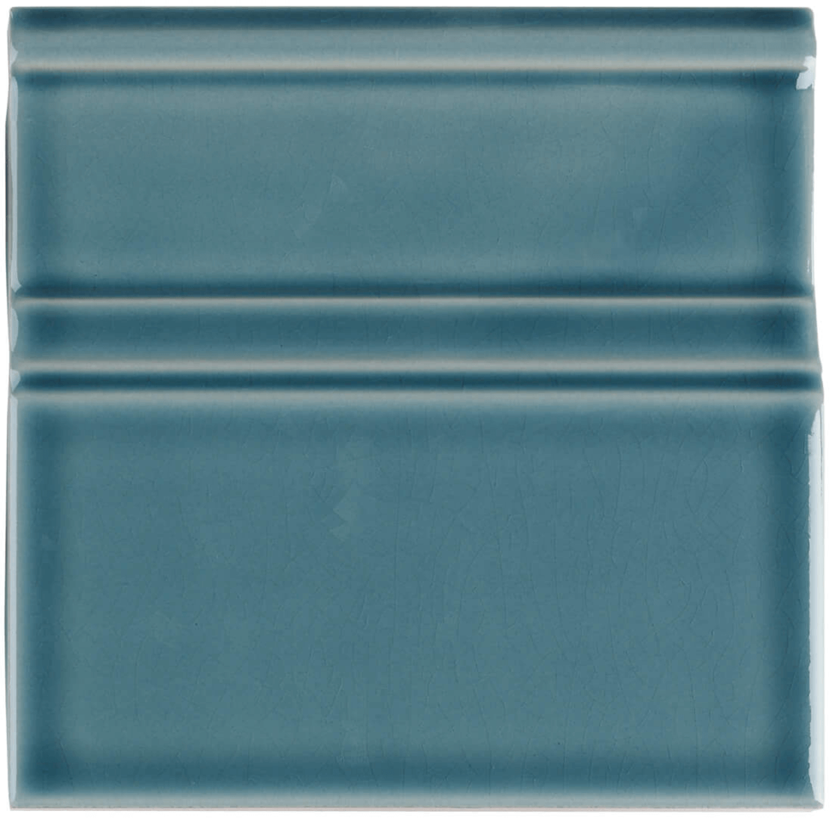 Pimlico River Blue Crackle Glaze Skirting Tile 15 x 15cm — Your Tiles