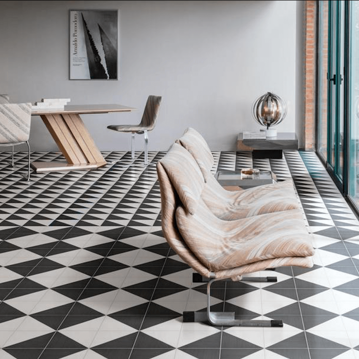 Infinity Black Tile Wall & Floor Tiles Porcelain Tile 20cm x 20cm ...